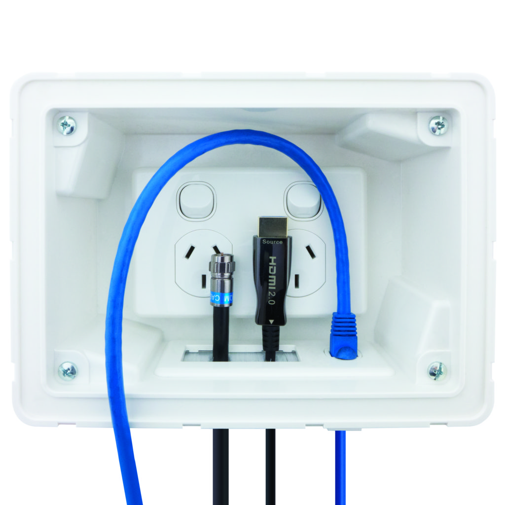 Recessed in Wall Cable Management System The Antenna Company